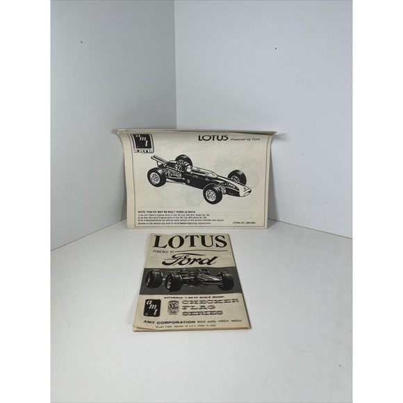 Toys | Amt Checker Flag Series Lotus Powered By Ford 125 218150 Model ...